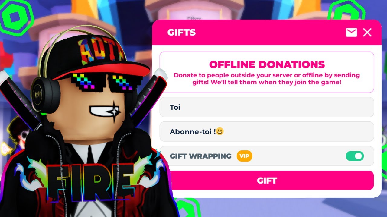 Robux Gift Live ️ - YouTube