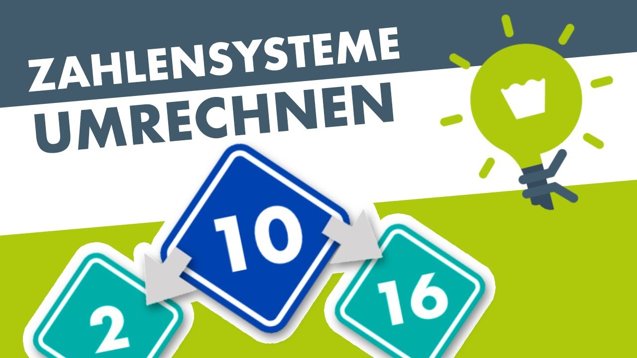 ZAHLENSYSTEME UMRECHNEN (TEIL 2) einfach erklärt (Dezimal, Binär ...