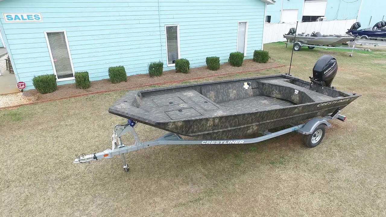 2018 Crestliner 1860 Retriever Jon Deluxe - YouTube