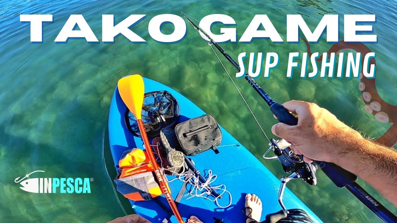 TAKO GAME | il mio primo POLPO pescando dal SUP (stand up paddle ...
