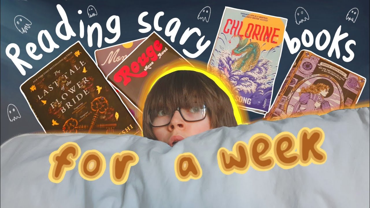 Only Reading SCARY BOOKS For A Week 👻(yikes) - YouTube