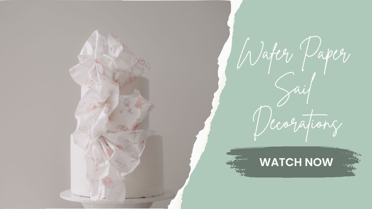 Wafer Paper Sail Decorations | Quick and Easy - YouTube