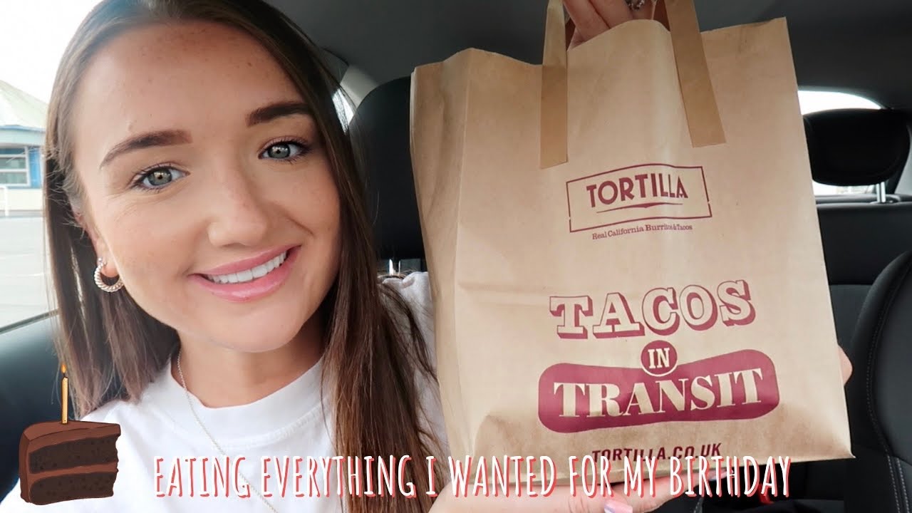 I ATE EVERYTHING I WANTED FOR 24 HOURS | BIRTHDAY EDITION - YouTube