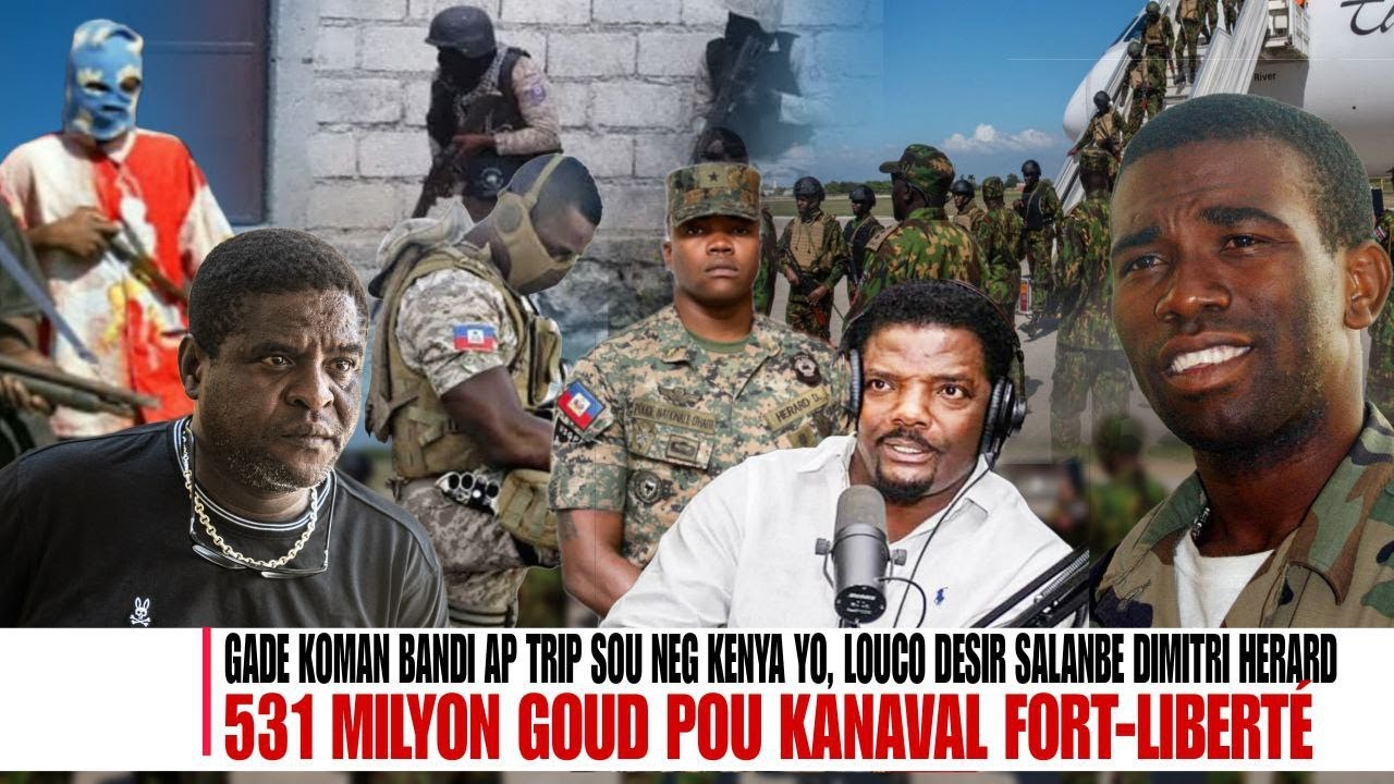 Bandi ap tire sou cha Kenya, 4 milyon dola US pou Kanaval, Louco Lave ...