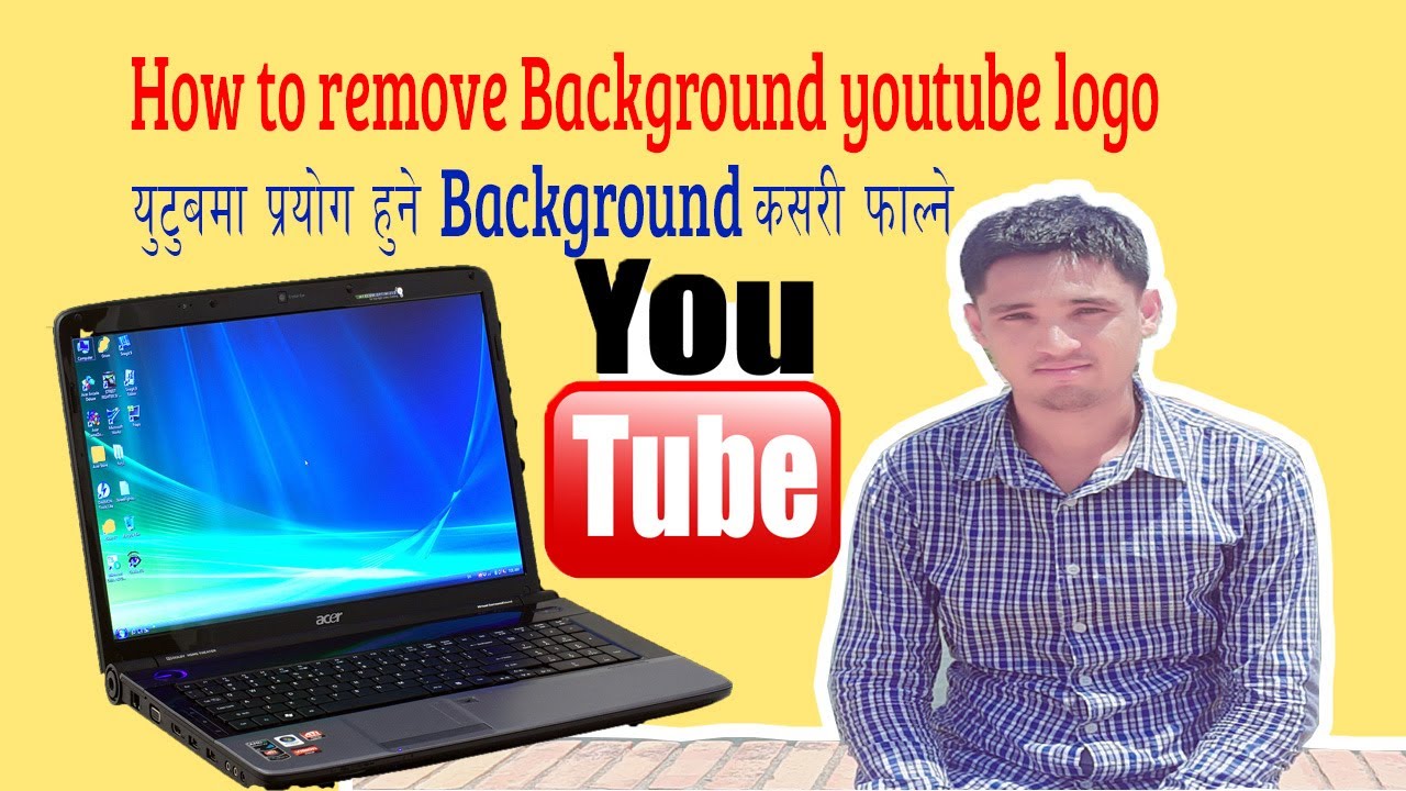 How to remove logo background in photoshop in laptop or computer? - YouTube