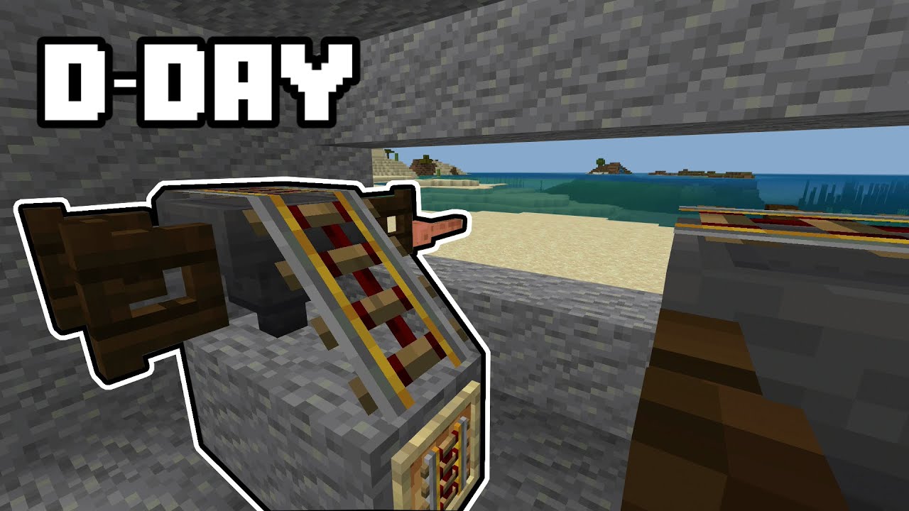 Minecraft Tutorial - D-DAY💥Normandie 1944💥WW2 - YouTube
