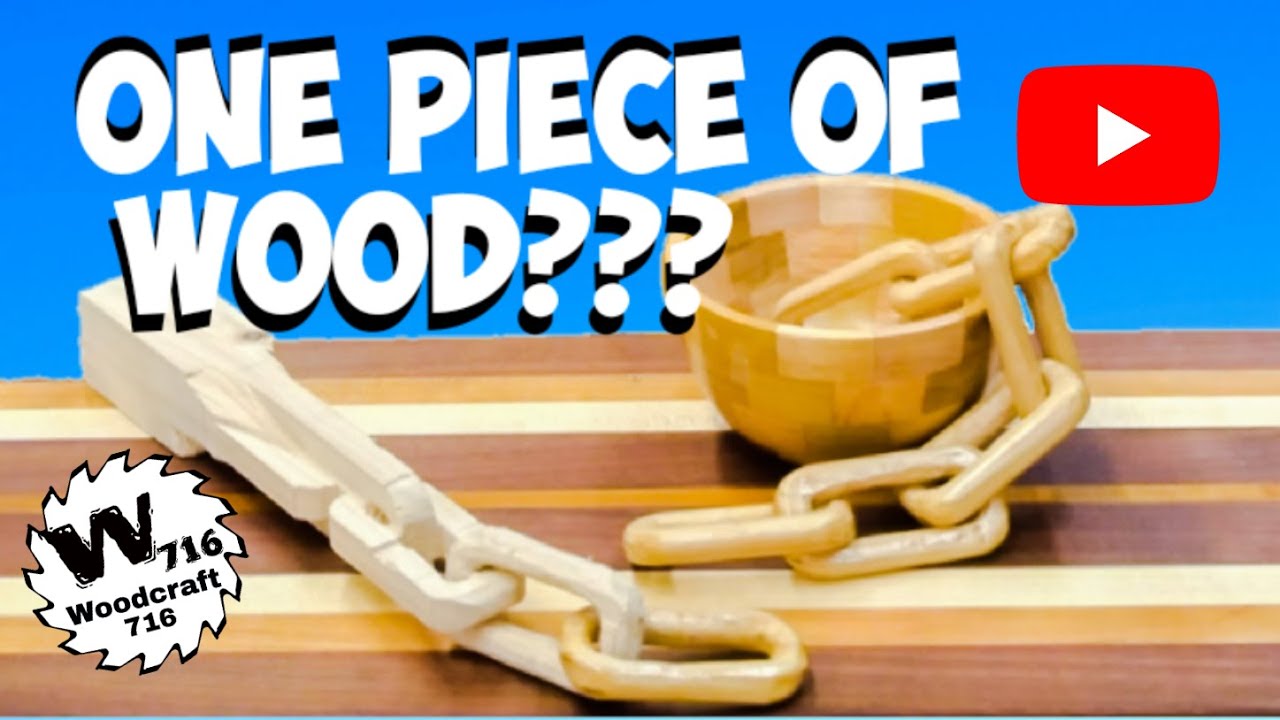 How to make a Wood Chain - YouTube