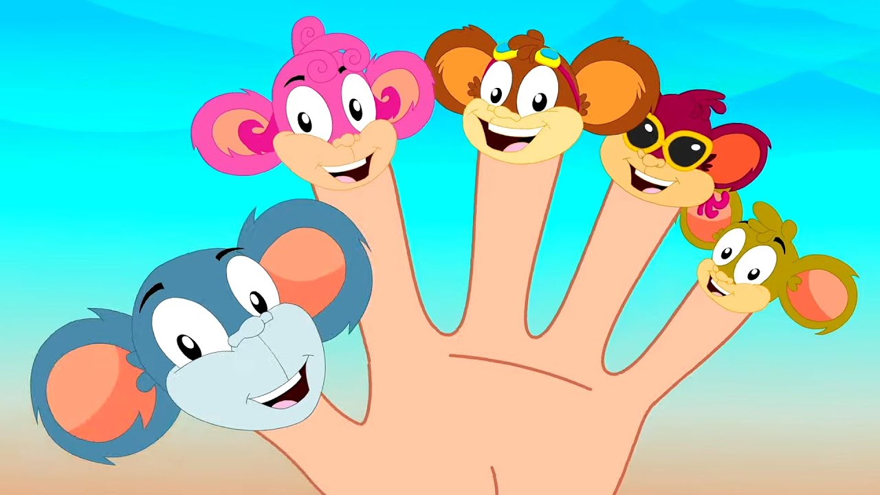Finger Family On Holiday + More Kindergarten Rhymes for Kids - YouTube