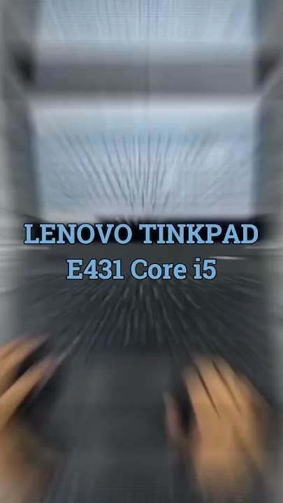 LENOVO TINKPAD E431 Touch Screen #lenovothinkpad #laptop #lenovo - YouTube