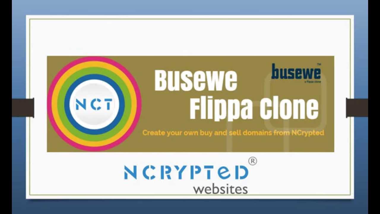 Busewe a Flippa Clone from NCrypted - YouTube