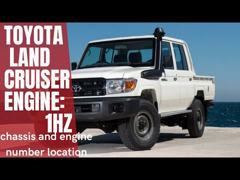 Toyota land cruiser 2020,HZJ79L, Chassis and engine number location ...