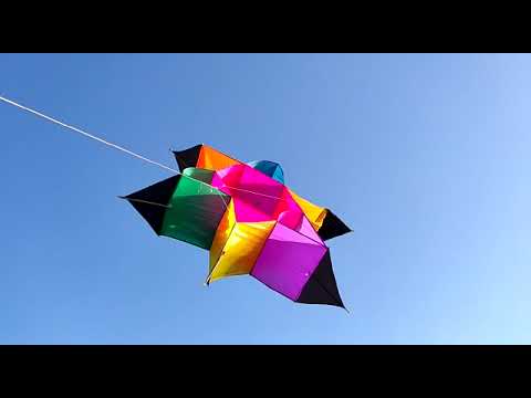 KITES. 3D STAR BOX KITE DESIGNED N MADE BY ASHOK SHAH AND NISARG SHAH ...