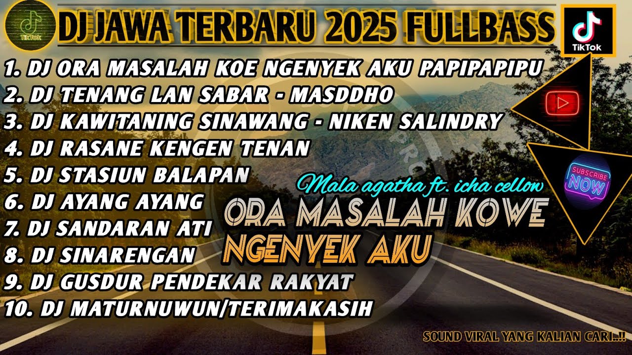 DJ JAWA TERBARU 2025 FULL BASS🎵 MINGGER AWAS PLIKET - PAPIPAPIPU🎵TENANG ...