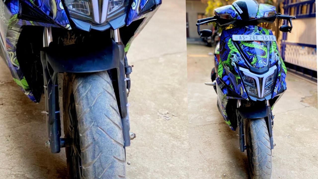 NTORQ MUDGUARD MODIFICATION ️‍🔥 ️ - YouTube