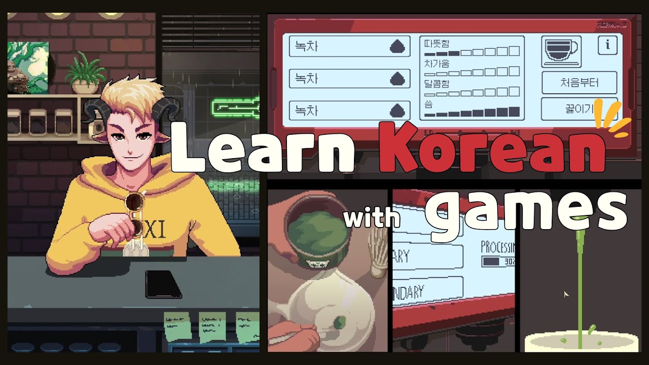 Sub) Learn Korean with games | Coffee talk 2 ☕ - YouTube