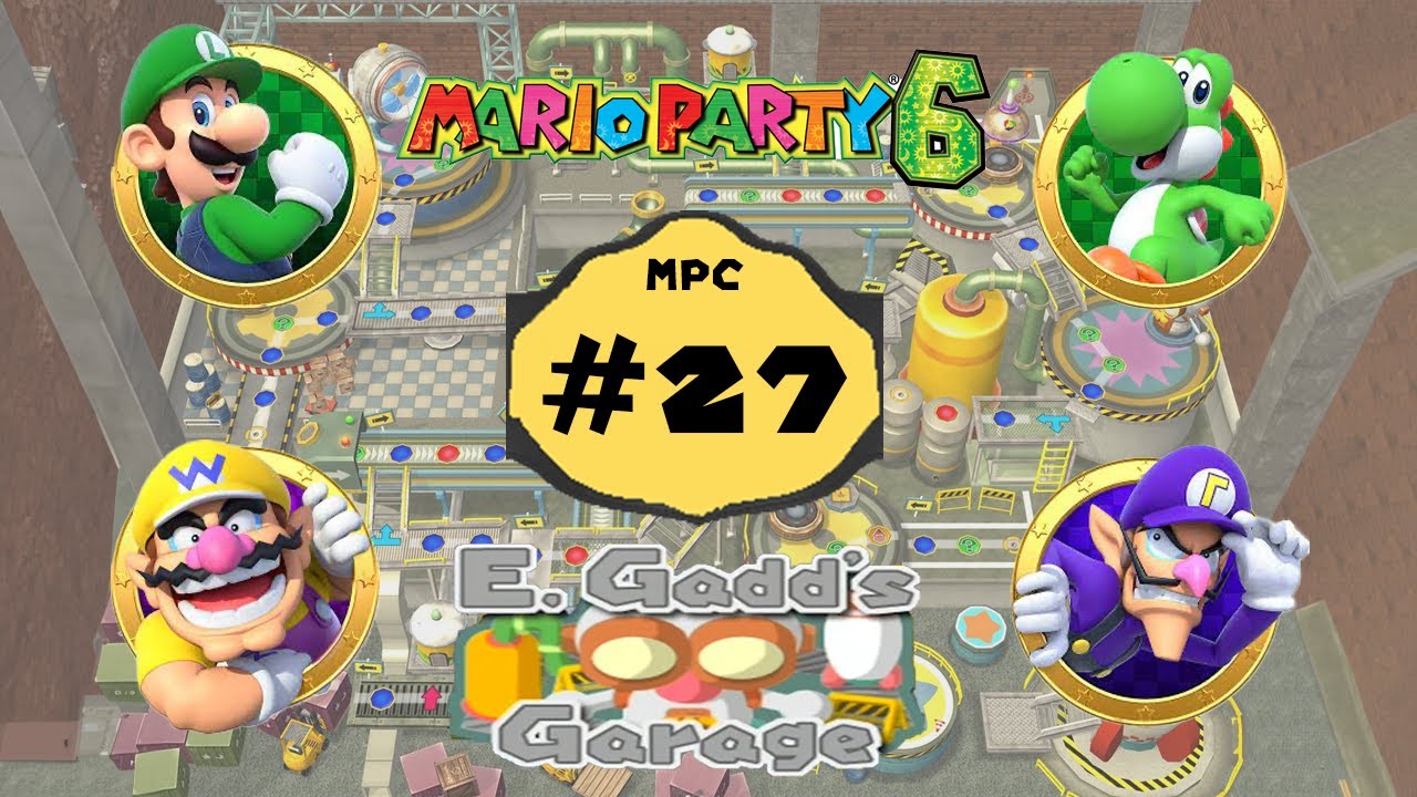 Mario Party 6 - E. Gadd's Garage - 50 Turns - Mario Party Championship ...