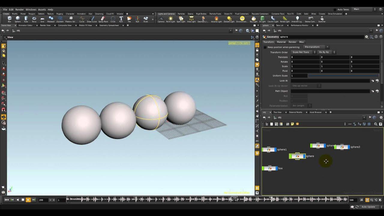Houdini - sound driven animation 1 - YouTube