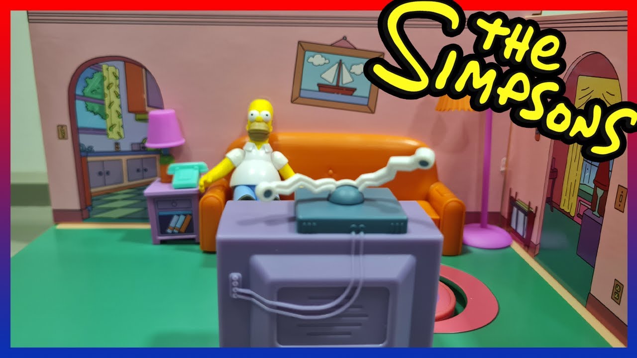 PLAYSET SALA DE ESTAR OS SIMPSONS | SUNNY BRINQUEDOS | UNBOXING E ...