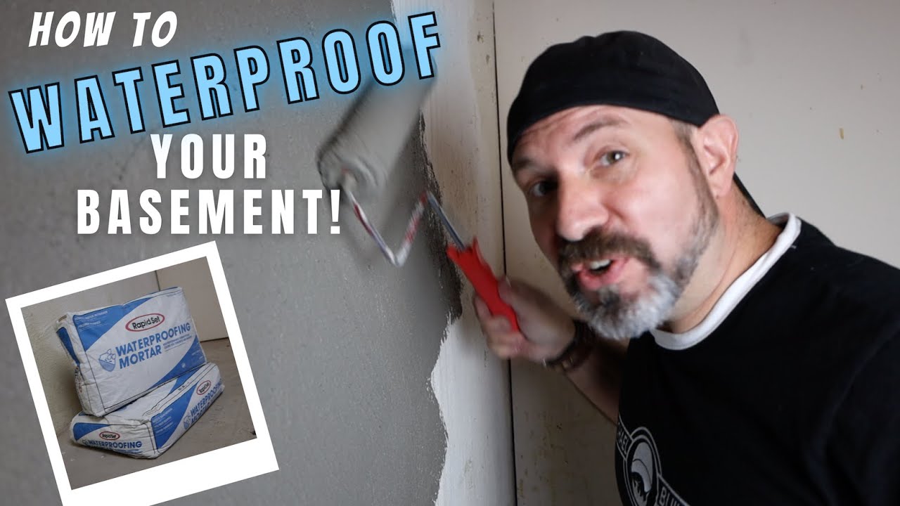 How to WaterProof your Basement walls - YouTube