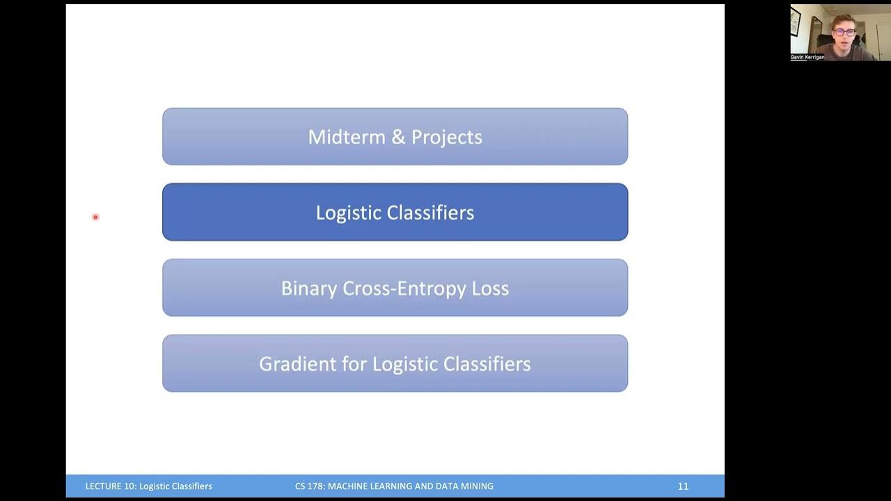 Lec10 Logistic Classifiers | CS178 SP23 - YouTube