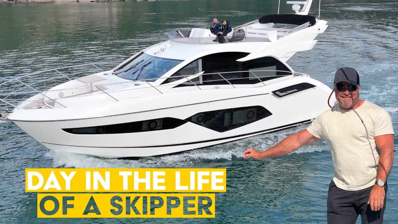 Inside the Life of a UK Skipper | Full Behind-the-Scenes Boating Vlog ...