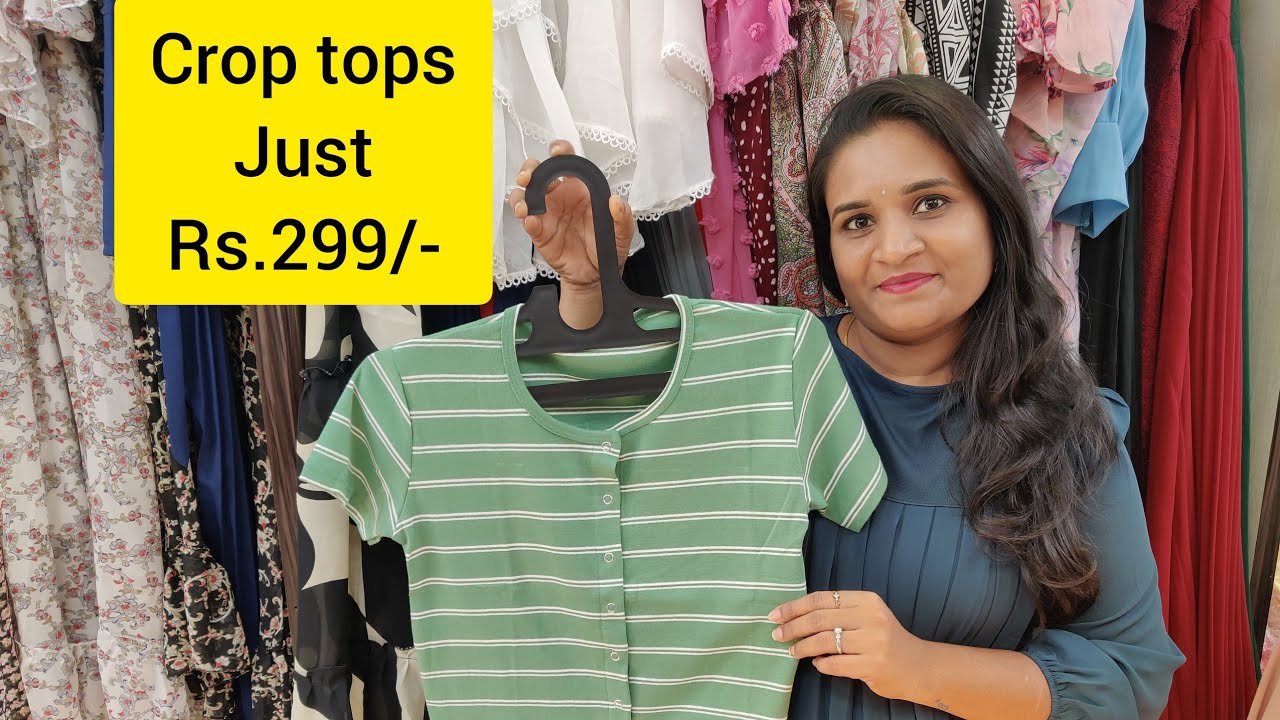 BRAND SALE, crop tops just Rs.299/-price - YouTube