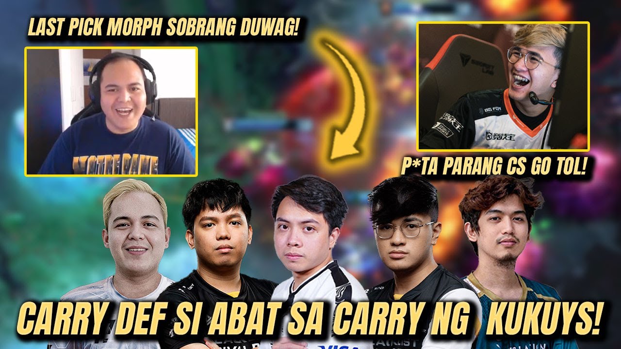 SOLID YUNG CARRY NG KUKUYS, CARRY DIFF SI ABAT - LAST PICK MORP SOBRANG DUWAG! - YouTube