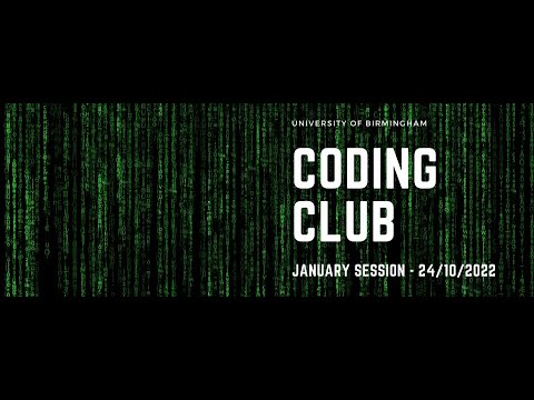 Coding Club January session HD 1080p - YouTube