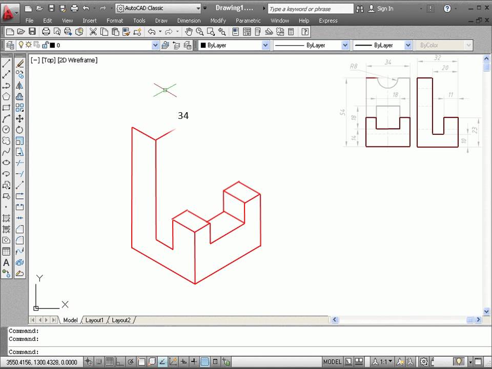 exemplu de axonometrie 3 - YouTube
