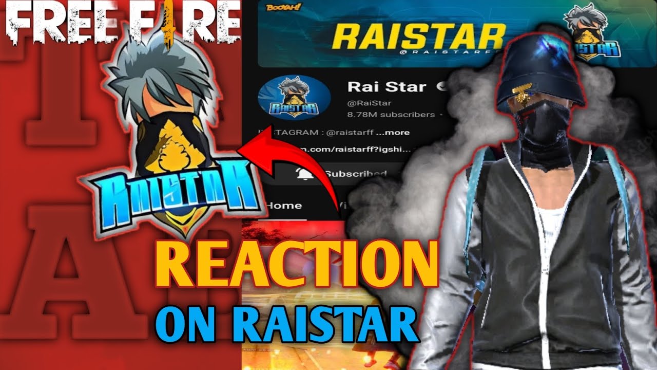REACTION ON RAISTAR 👽👽 RAISTAR JOURNEY OF FREE FIRE @RaiStar 😲 - YouTube