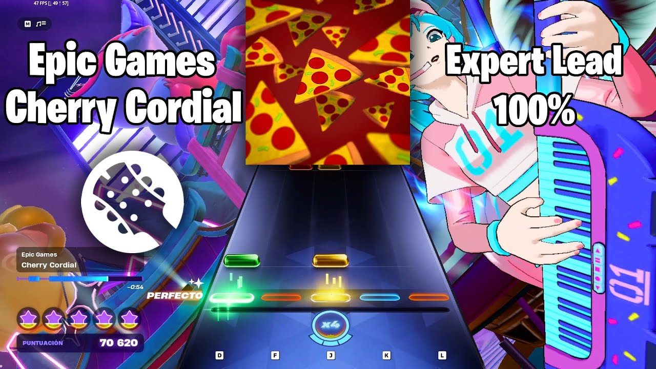 Fortnite Festival - Cherry Cordial - Epic Games Expert Lead 100% - YouTube