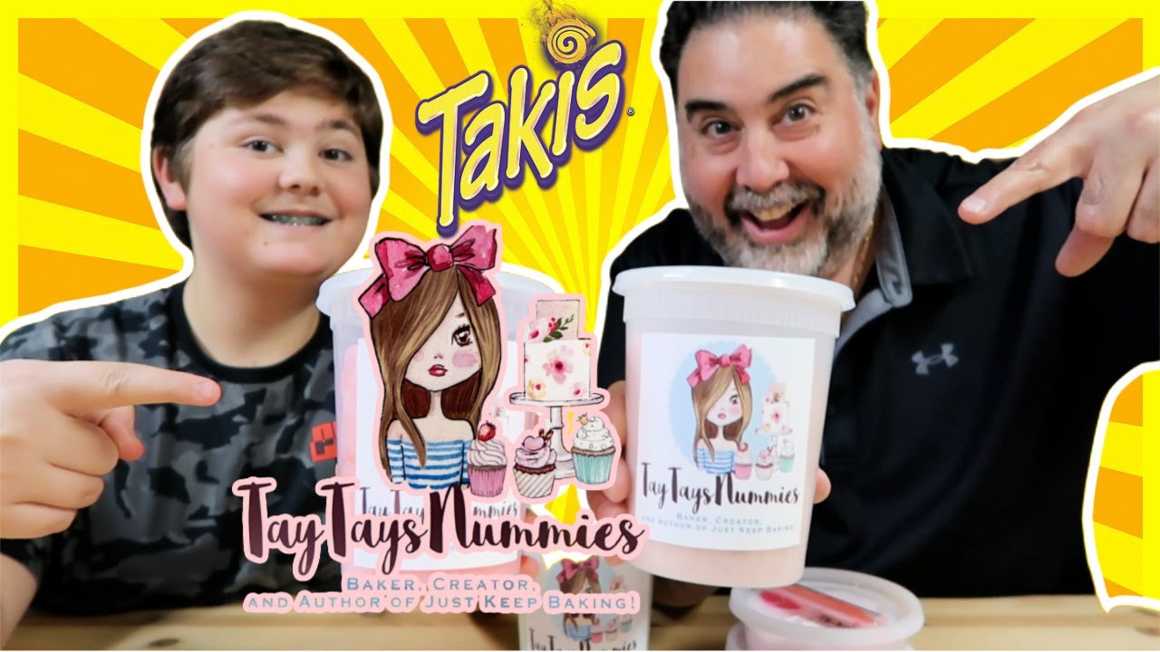 TayTaysNummies Takis Marshmallow Treats and Cotton Candy - YouTube