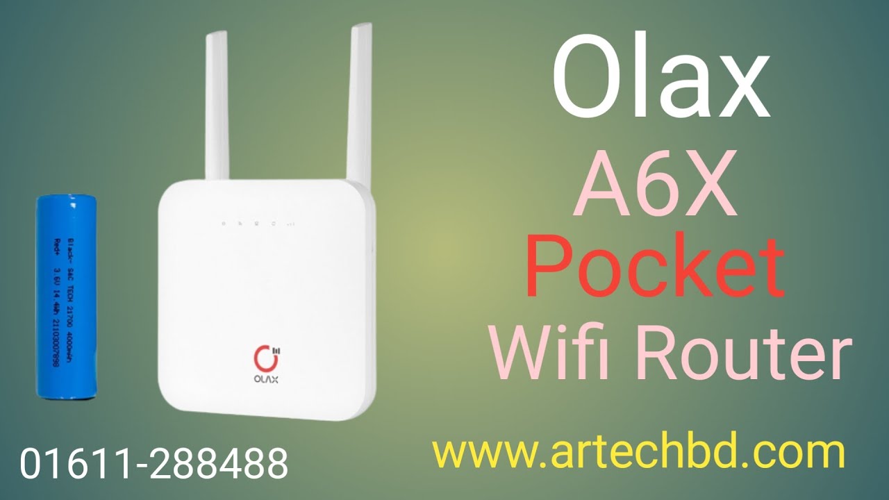 Olax Ax6 Pro 4G Wifi Router BD | AR TECH BD | Bangla Unboxing Review | 2023 - YouTube