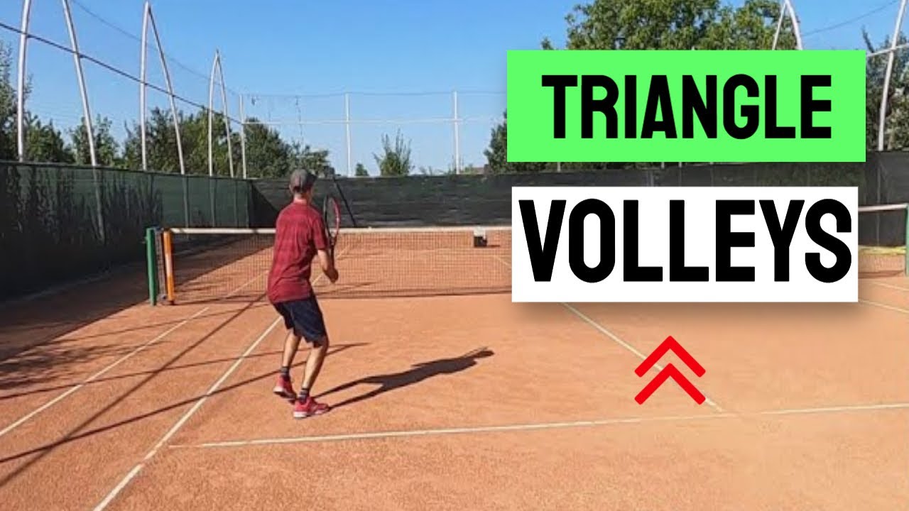 Triangle Volley / Tennis Footwork, Moving Into the Ball - YouTube