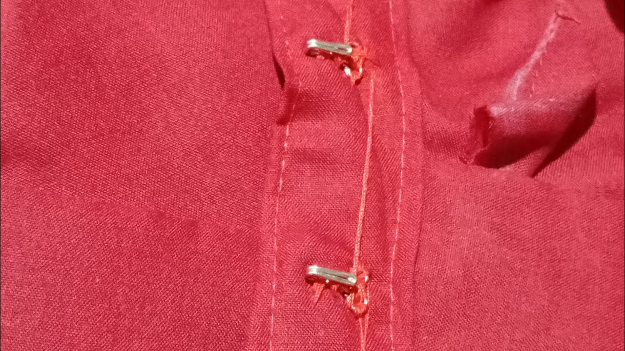 Easily How to Stich Blouse Hook 🪝 - YouTube