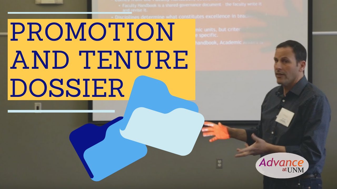 Preparing Your Promotion and Tenure Dossier - YouTube