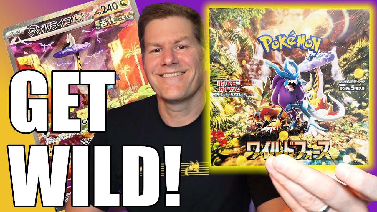 Wild Force Japanese Pokemon Booster Box Opening! Wild Things! - YouTube