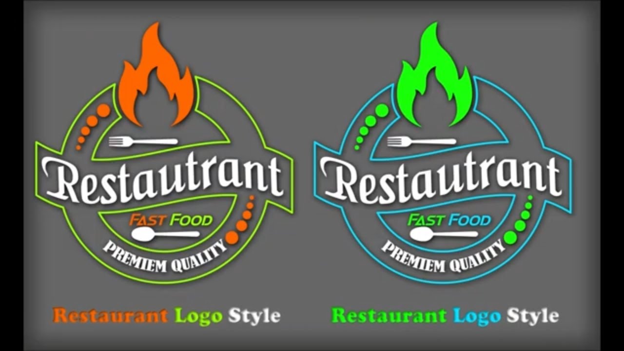 Restaurant style Geometric Logo Design in CorelDRAW | CorelDRAW ...