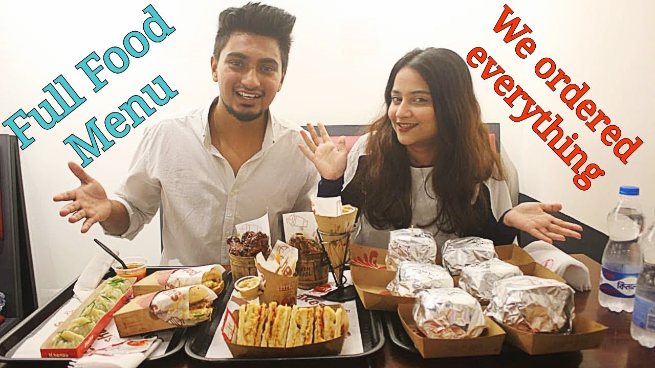 Ordered everything from a restaurant || Khana's || Best food chain in ...