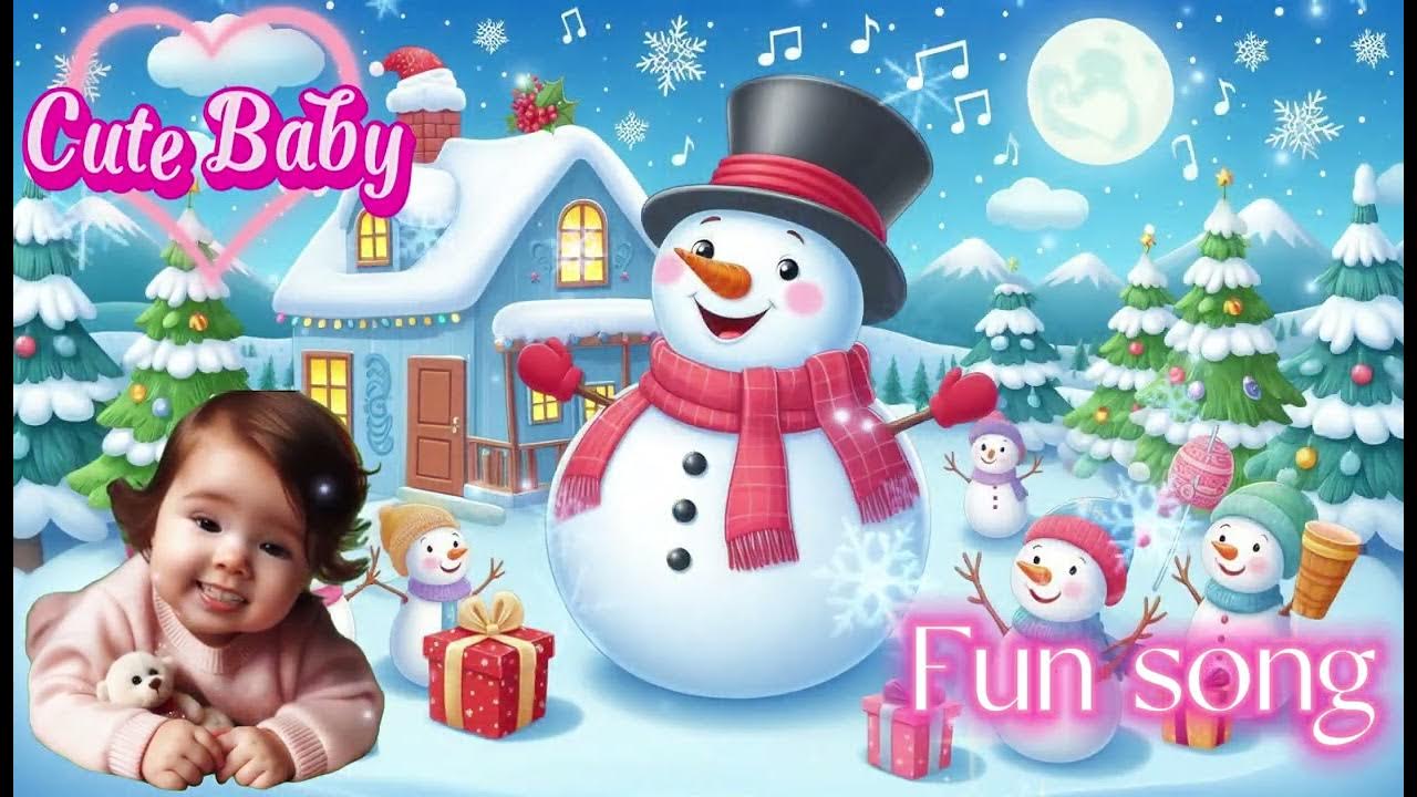 Jolly Snowman Song Winter Rhymes for Toddlers | fun for kids - YouTube