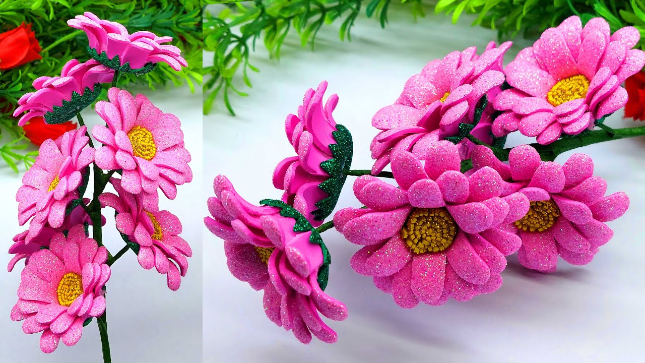 Beautiful Paper Flower - Room Decoration Ideas at Home - How to Make ...