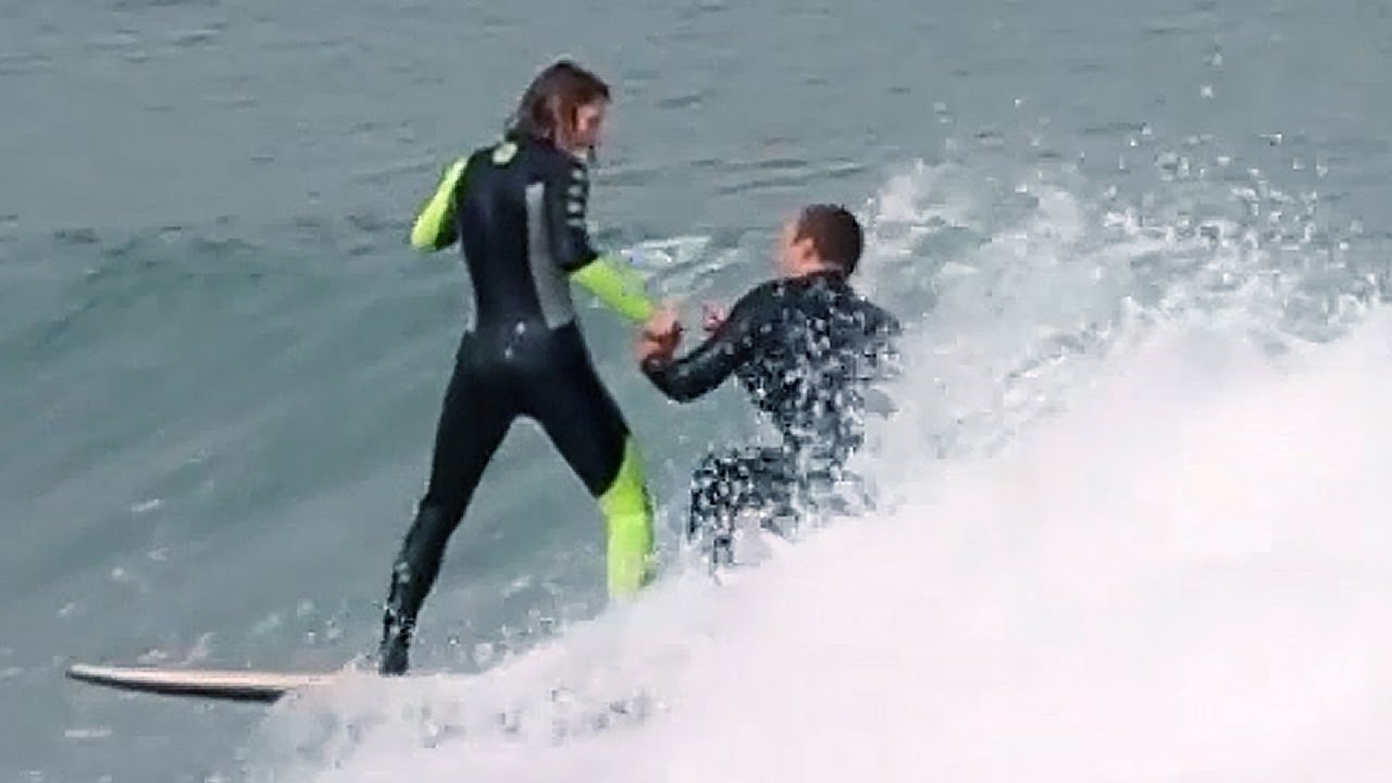 Getting Engaged While Riding Waves | Proposal IRL - YouTube