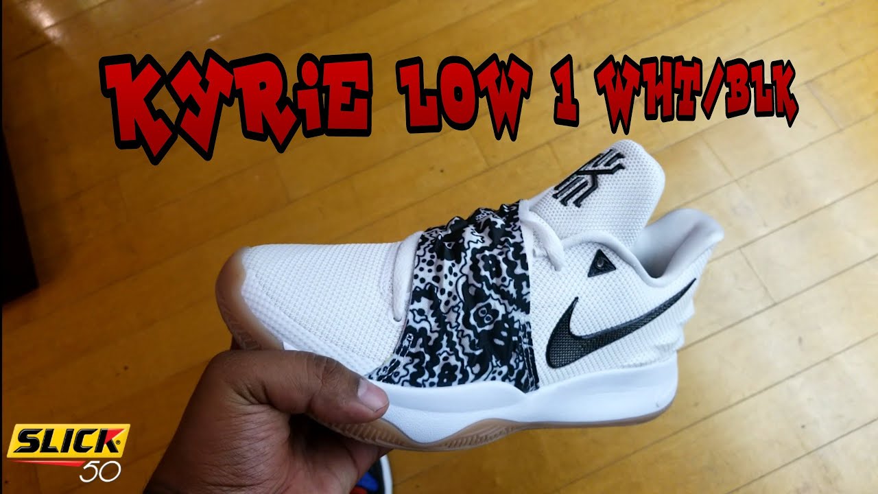 Quick Look Kyrie Low 1 WHT/BLK - YouTube