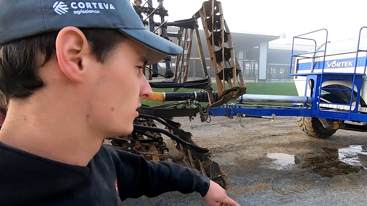 Feeding Cows & Trying a Vortek Seeder - YouTube