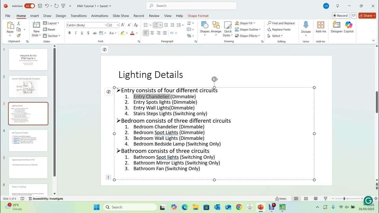 KNX Tutorial 1 : Programming of basic lighting (ETS6) - YouTube