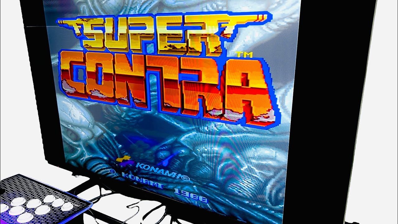 Super Contra Arcade Version w/Pandora Platinum Home Arcade - YouTube