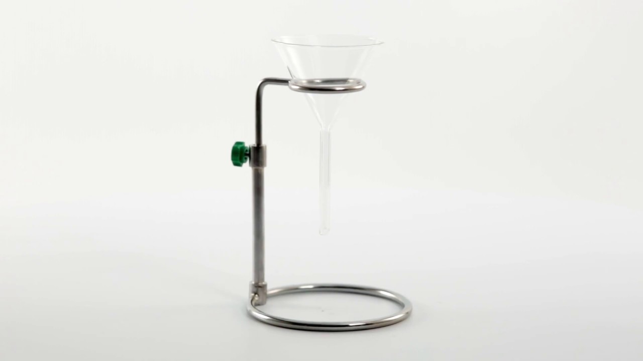 FUNNELS HOLDERS - steel - adjustable height - YouTube