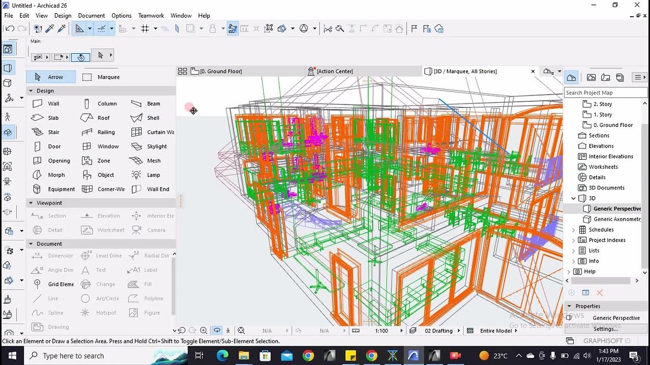 ARCHICAD 26 WIREFRAME ISSUE SOLVED - YouTube