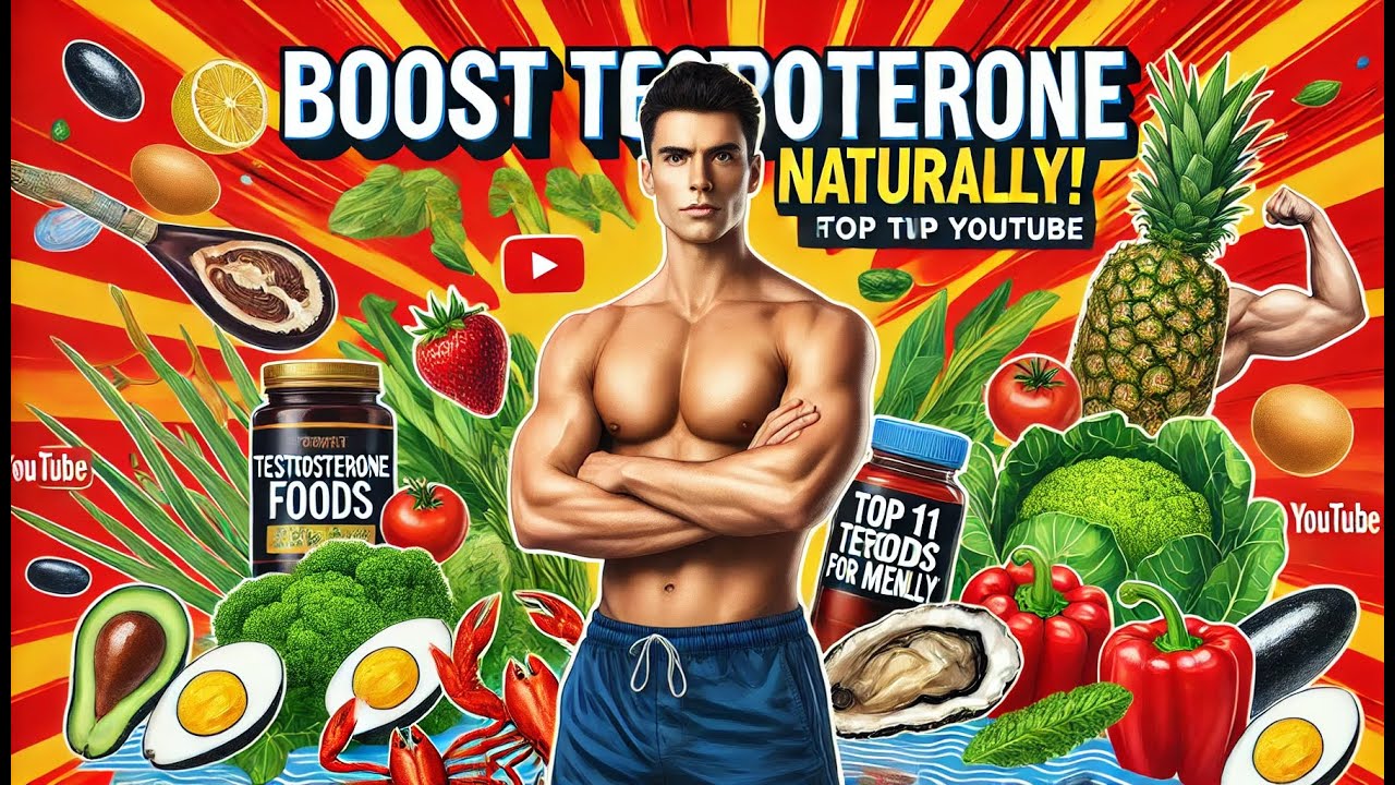 11 Foods Every Man Needs to Boost Testosterone Naturally - YouTube
