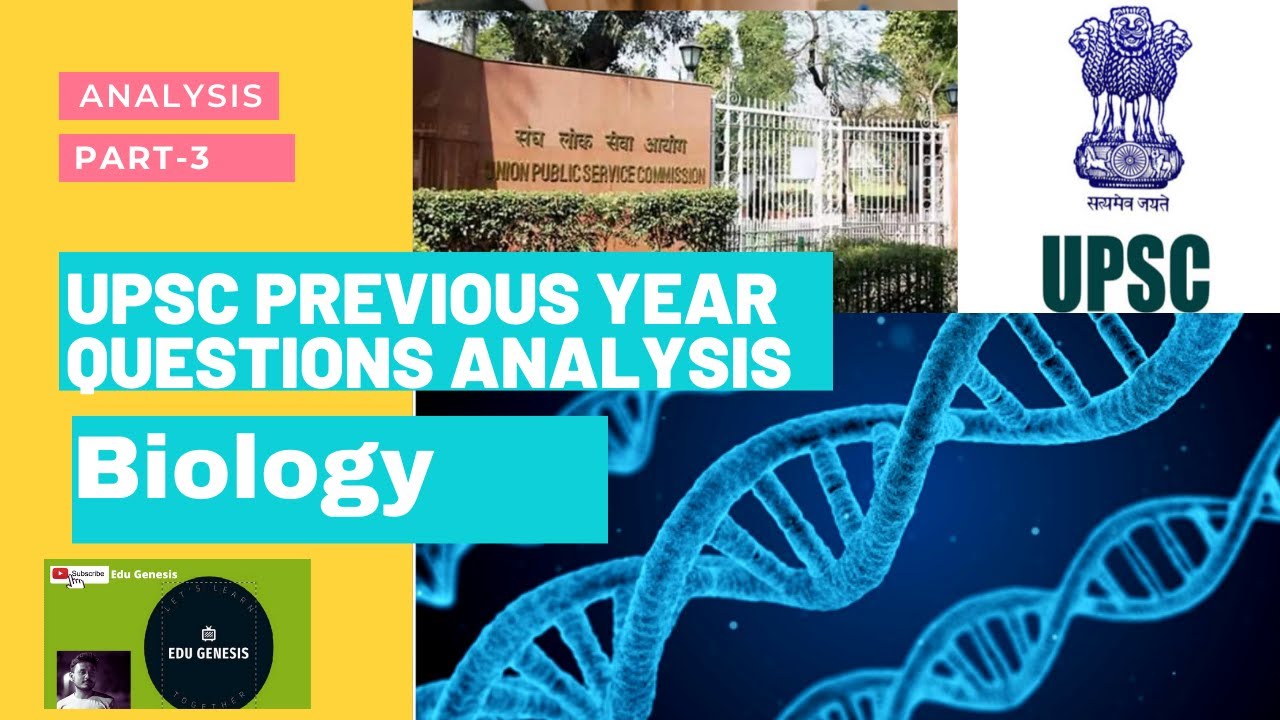 UPSC prelims previous year question paper analysis of Biology | General ...